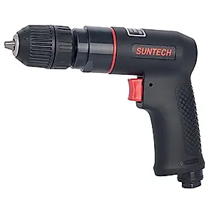 SUNTECH SM-71-7100-02 3/8" Non-Reversible Air Drill, Black