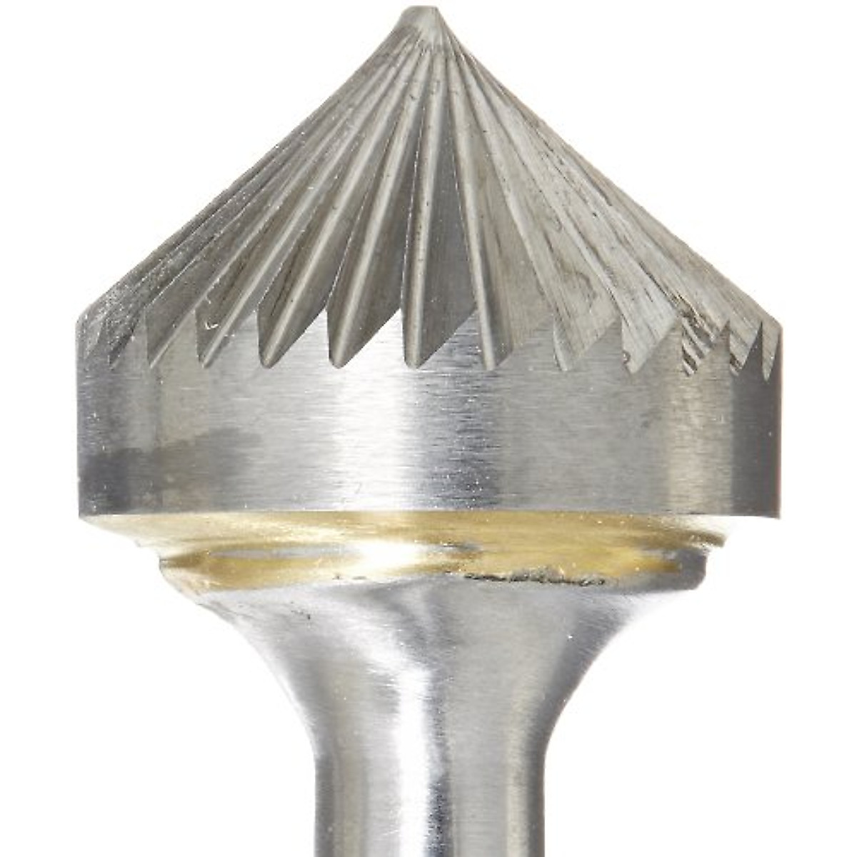 Drill America SK-9 Carbide Burr/Rotary File 90 Degree Included Angle Double Cut for Die Grinder 1" Dia. x 1/2" Cut Length with 1/4" Shank and 2-3/8" Overall Length, DUL Series