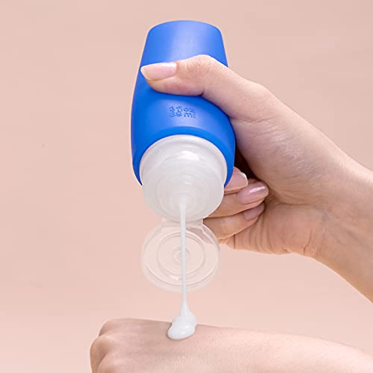 Valourgo 10 Pack Travel Bottles Set for Toiletries, 3 Ounce Portable Travel Size Containers Leak Proof Spray Bottles Tubes Shampoo Conditioner Accessories with Label