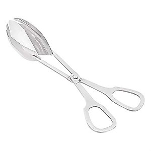 AmazonCommercial Stainless Steel Salad Tongs