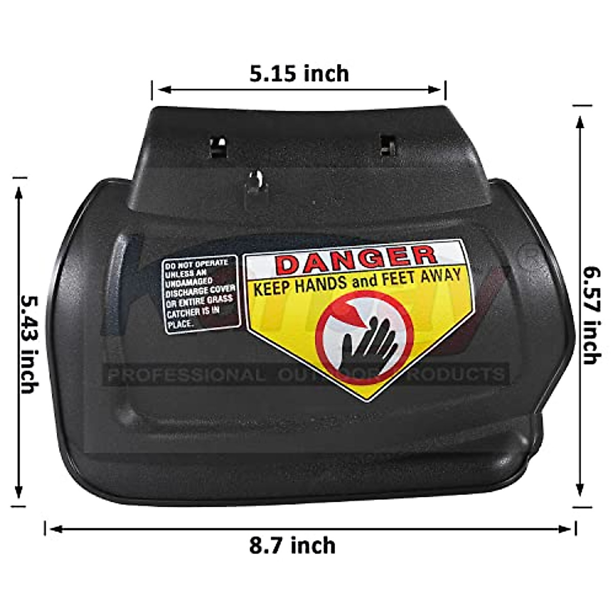 Karbay 987-02516A Hinged Mulching Plug Assembly-Replacement Part 987-02516, Compatible with Troy-Bilt, Cub Cadet, Yard Machines, and Other Top Models Mower