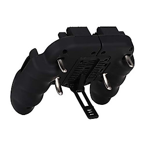 FASJ Mobile Phone Gamepad, Mobile Gaming Handle, Mobile Phone Game Controller with Fan, Protect Mobile Phone for Home
