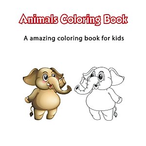 Animals coloring book: a amazing animal book for kids