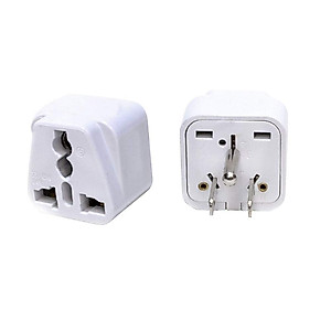 Travel Plug Adapter (Type B),Vsanstar Universal Travel Adapter for USA,Japan,Canada,Philippines - 3 Pack [Grounded & Universal]