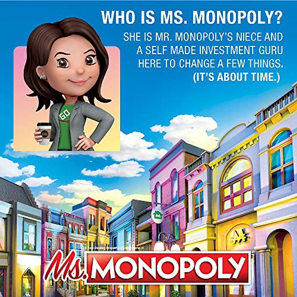 Monopoly Ms.Monopoly Board Game for Ages 8 & Up, Brown (E8424)