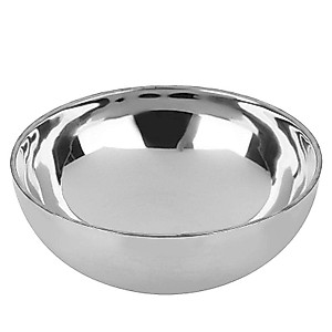 34 Oz/ 1000ml Stainless Steel Mixing Bowls Double Wall Serving Bowl Insulated Cereal Bowl Salad Bowl Stainless Steel Bowl Stainless Steel Water Bowl