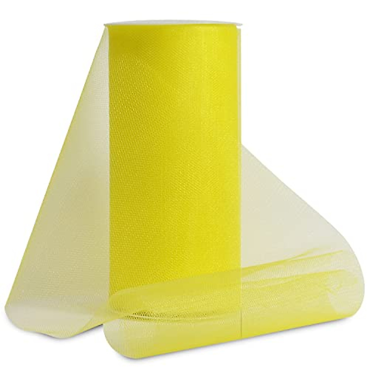 Expo Shiny Tulle Spool of 25-Yard, Yellow