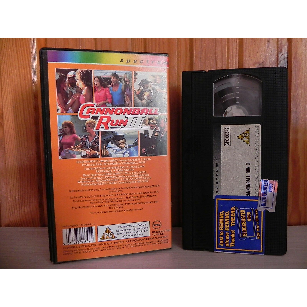 Cannonball Run 2 [Spectrum]: Automobile Racing Action - Burt Reynolds - Pal VHS