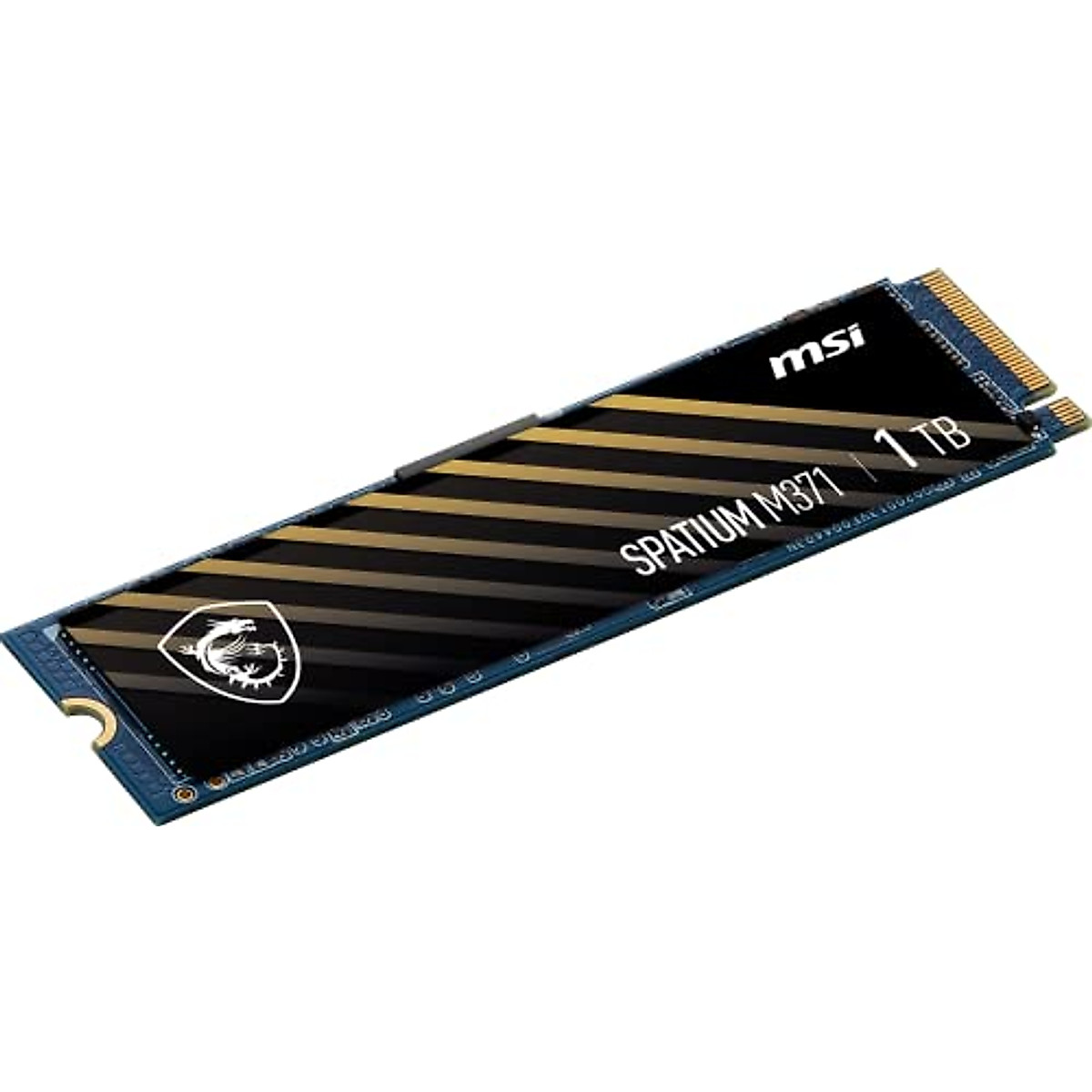MSI SPATIUM M371 NVMe M.2 1TB Internal SSD PCIe Gen3 NVMe 3D NAND (SPATIUM M371 NVMe M.2 1TB)