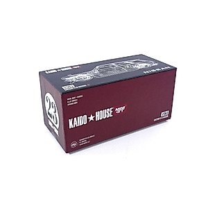 Datsun KAIDO 510 Wagon Carbon Fiber V2 Red Kaido House 1/64 Diecast Model Car True Scale Miniatures KHMG063