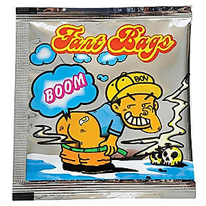 Fart Bag, Fart Bomb Bags Prank Joke Stinky Smelly Gas Odor Novelty Toys, Party Favors (24-Pack)