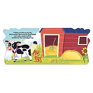Farm Days with Cow - Touch and Feel Board Book - Sensory Board Book