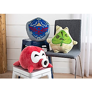 Club Mocchi-Mocchi- Nintendo The Legend of Zelda Plush - Hylian Shield Plushie - Legend of Zelda Tears of the Kingdom Collectible Squishy Plushies - 15 Inch, White