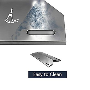 Hongso Grill Burners and Heat Plates for Nexgrill 720-0145 720-0026 681955, Sterling Forge Estate 2704 Chateau 3304 Grills, 4-PK