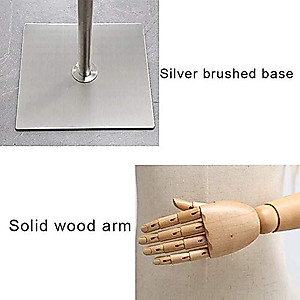 TOPRP Mannequin Display Stand Manikins Tailors Dummy Tailors Dummy Child Mannequin Tailors Bust Dressmakers Display with Metal Base