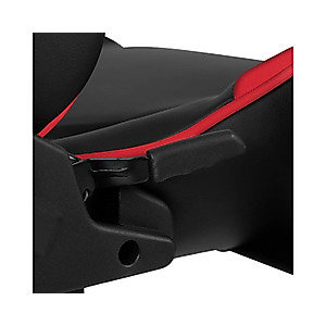 Flash Furniture X20 Fully Reclining LeatherSoft Racing Style Gaming Chair with and Lumbar Pillows, Ergonomic Padded Swivel Computer Chair, Red/Black