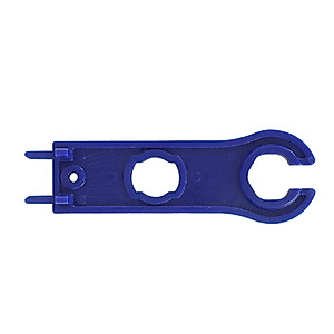 Biaungdo 6 Pcs Solar Spanner Wrench, Blue Solar Connector Tool Assembly and Removal Tool Spanner Wrenches Crimping Tool for MC4 Connectors, Solar PV System Extension Cable Wire Kit