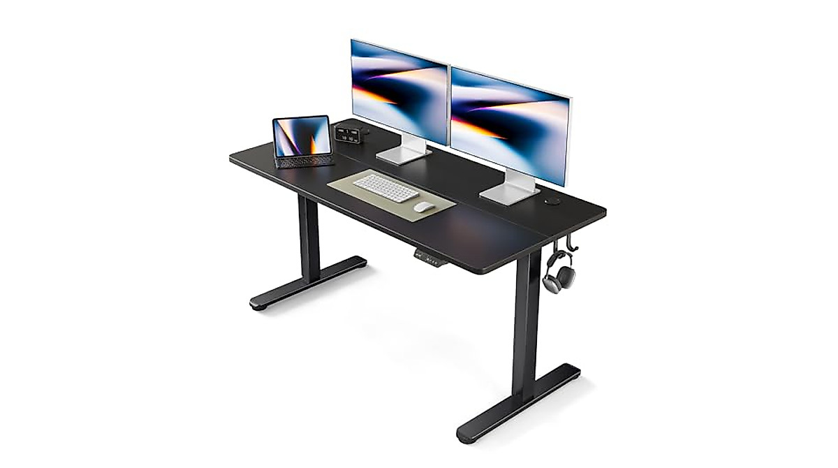 FEZIBO Electric Standing Desk - Height Adjustable & Easy Setup