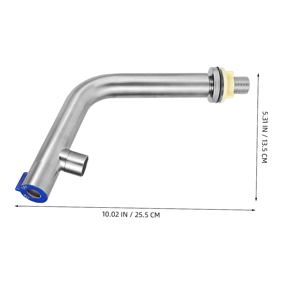 OSALADI 3pcs Stainless Steel Wash Basin Faucet Black Faucet for Wash Basin Sink Faucet Stainless Steel Water Tap Bathtub Faucet Spigot Kitchen Water Tap Toilet Water Tap Cold Alone Fall