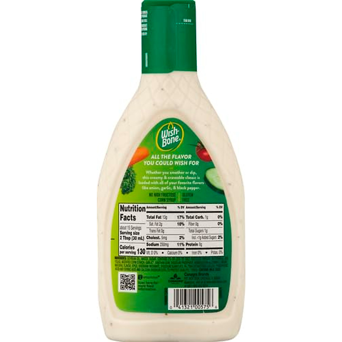 Wish-Bone Ranch Salad Dressing, 15 FL OZ