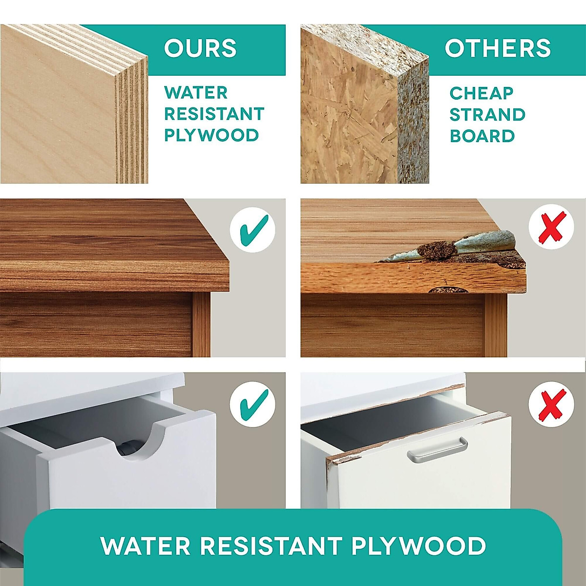 Fine Fixtures Oakville 72 in. W x 20 in. D x 33 in. H Wall Mounted Bathroom Vanity in Onix Grey with White Ceramic Sink - Black Hardware