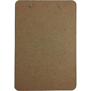 Trade Quest Memo Size 6'' x 9'' Clipboard Low Profile Clip Hardboard (Pack of 1)