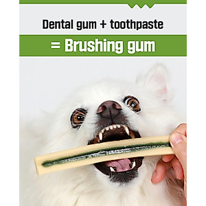 Doctor By MegaChitoChew - Dog Dental Chew - Dog Bully Sticks for Large Dogs and Medium Dogs, 7 Sticks, 6 inches, Odor Free Bully Sticks for Dogs, Cleans Teeth and Control Plaque