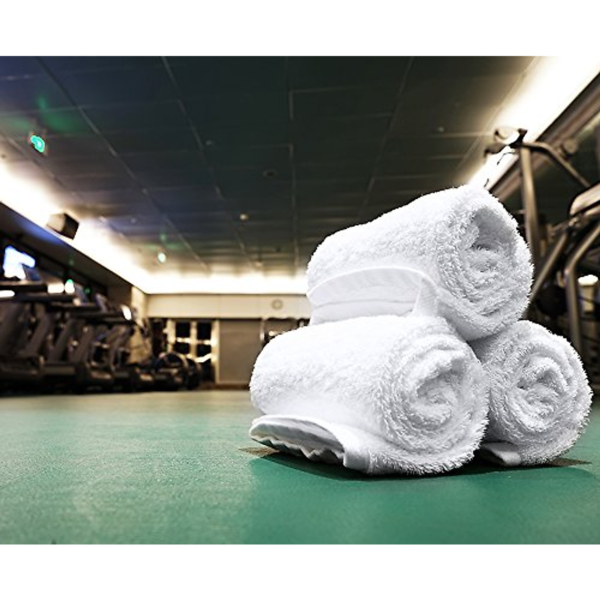 Utopia Towels Cotton Washcloths Set - 100% Ring Spun Cotton, Premium Quality Flannel Face Cloths, Highly Absorbent and Soft Feel Fingertip Towels (24 Pack, White)