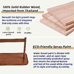 Aibiju Coat Rack Tree Stand with Very Sturdy Base, Freestanding Small Clothes Rack Heavy Duty, Garment Hanging Racks for Kids and Adults, Space Saving Brown USYD-203