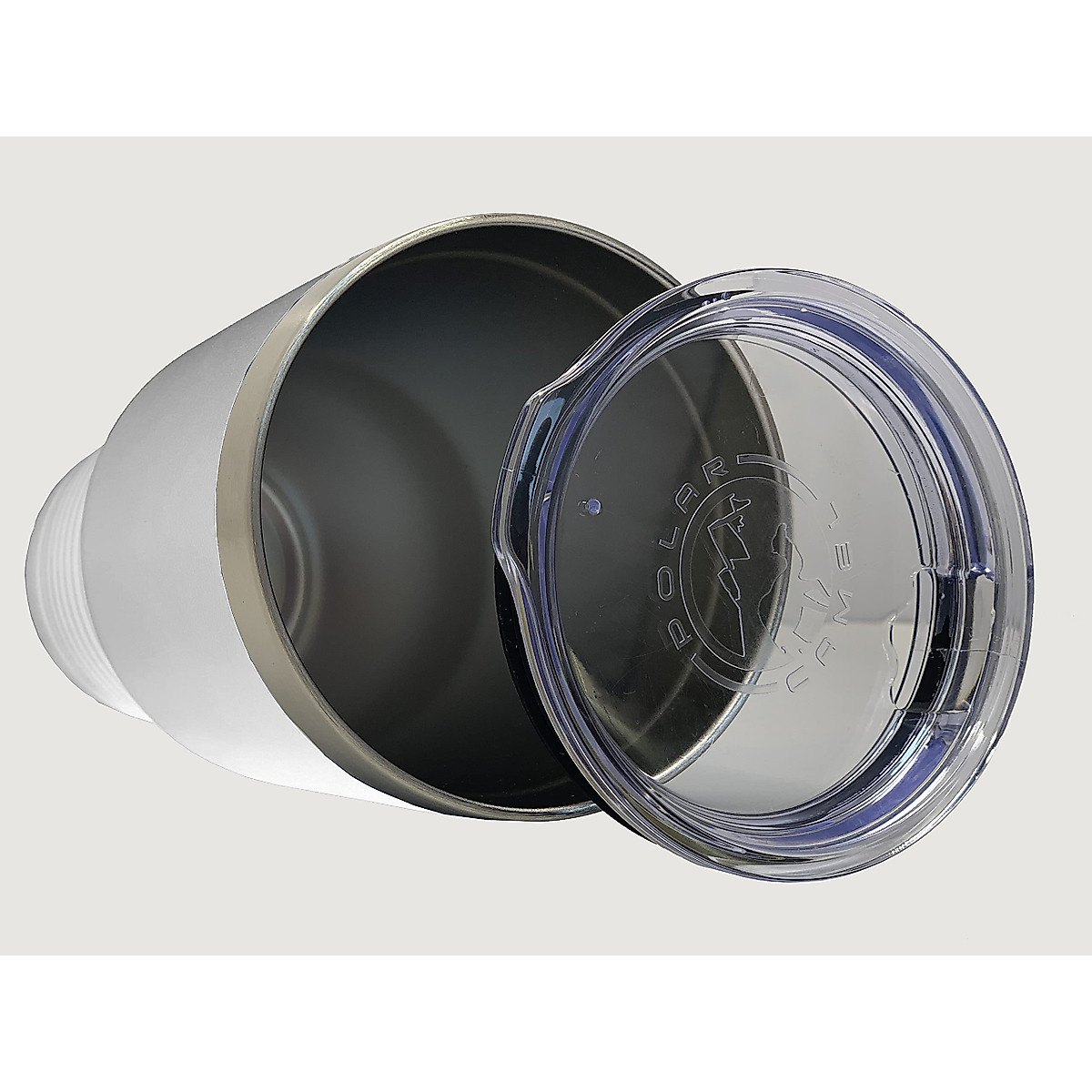 LaserGram 30oz Vacuum Insulated Tumbler Mug, Hecho en San Luis Potosi, Personalized Engraving Included (White)