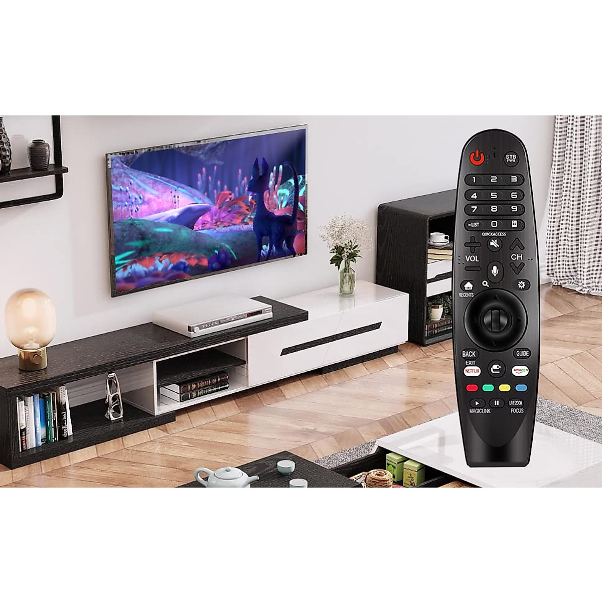 Replace Remote Control for LG TV AN-MR650A fit for LG Smart TV 43UJ654T 49UJ634V 49UJ7700 55SJ8000 55SJ800A 55SJ8500 55SJ850T 55UJ634V 55UJ6520-UD 55UJ6540-UB 55UJ7700