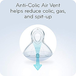 NUK Smooth Flow Anti Colic Baby Bottle, Elephant, 5 Ounce (3 Pack)