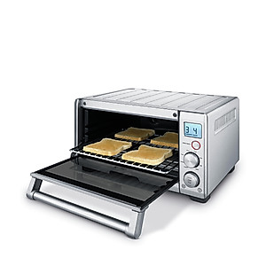 Breville Compact Smart Toaster Oven, Brushed Stainless Steel, BOV650XL