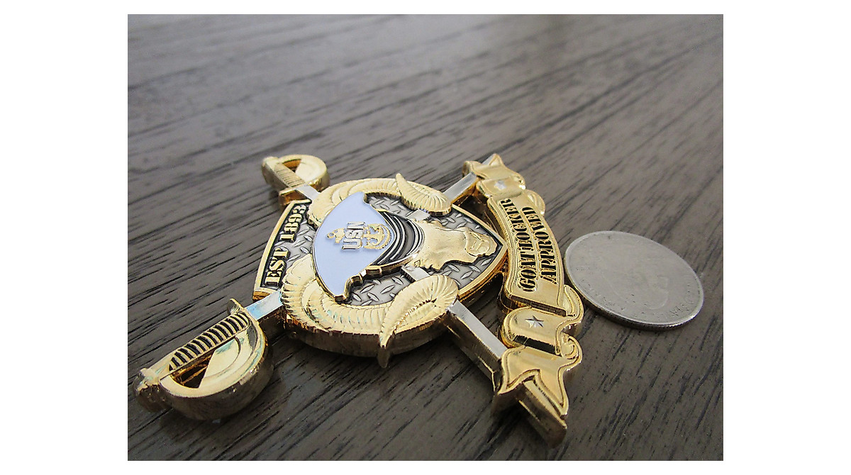 United States Navy CPO Challenge Coin - The Goat Locker Approved