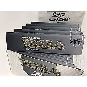 Rizla Rolling Paper, Silver, kingsize slim