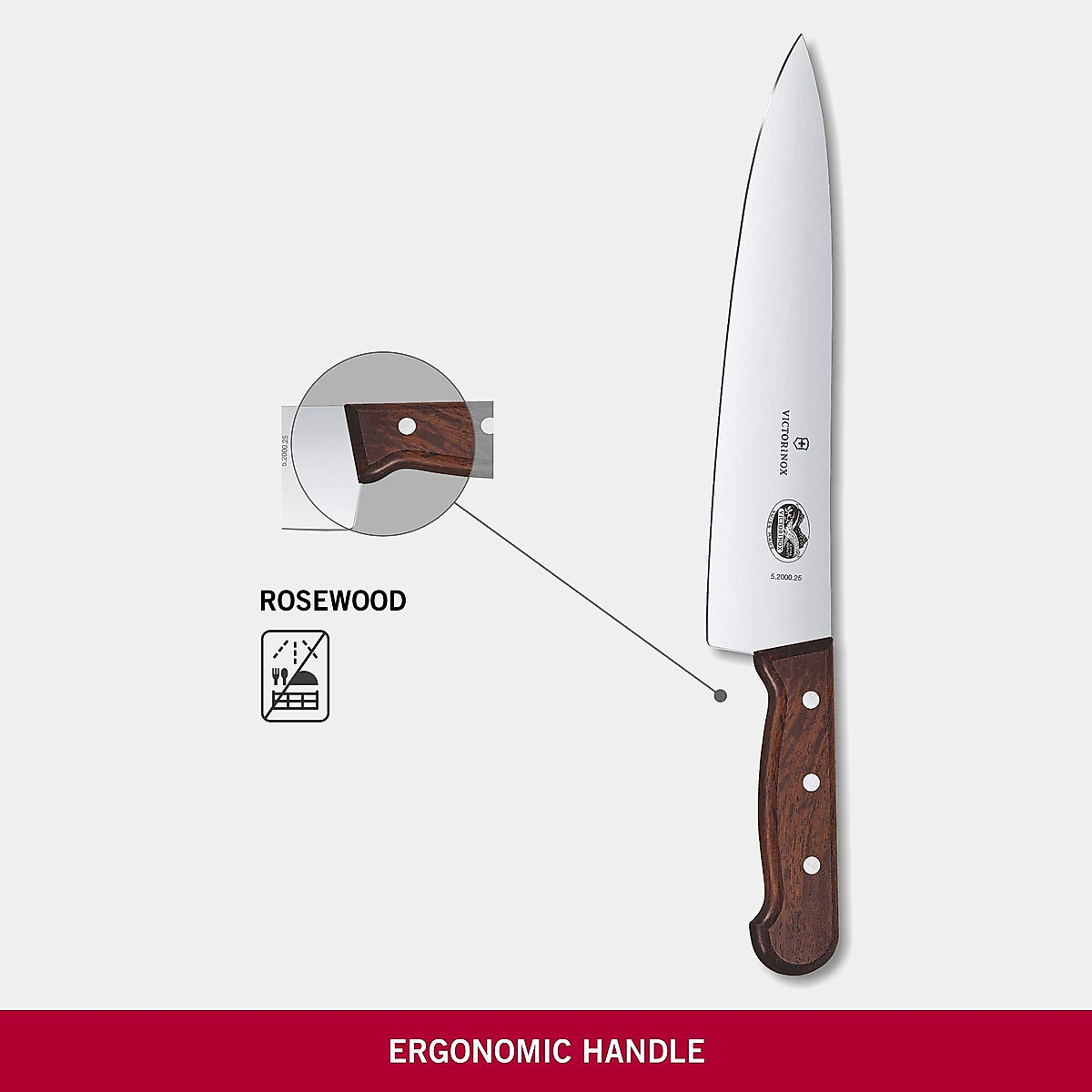 Victorinox 10" Chef's, Rosewood