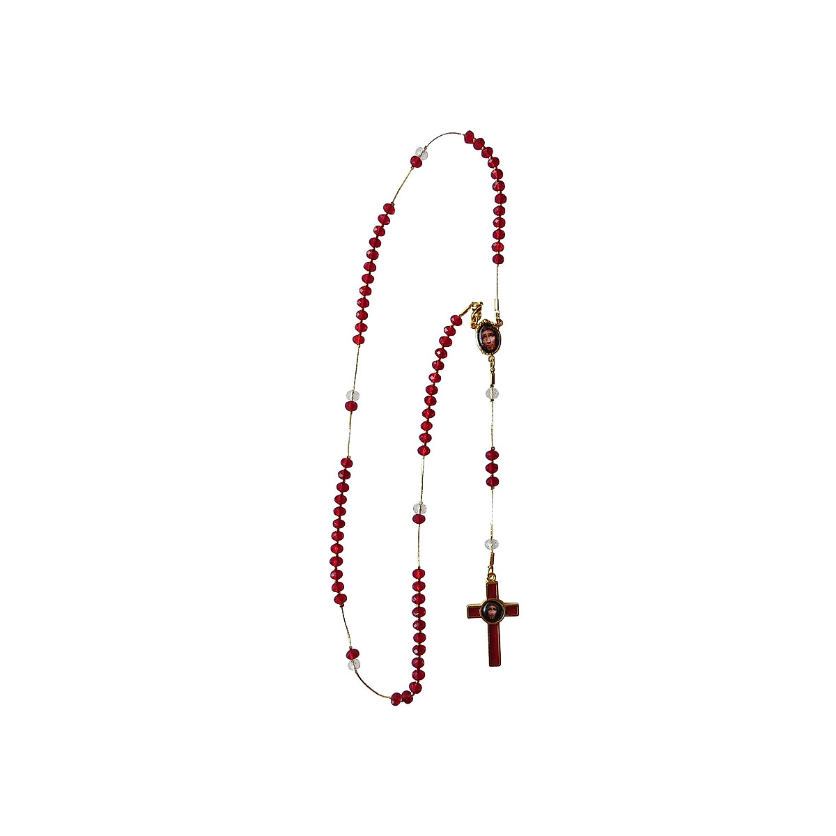Fancy Precious Blood of Christ Rosary Rosario De La Preciosa Sangre De Cristo