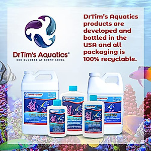 DrTim’s Aquatics First Defense for Saltwater Aquariums – Stress Relief & Immune System Support with Vitamins & Immunostimulants for Fish Tanks 4 oz.