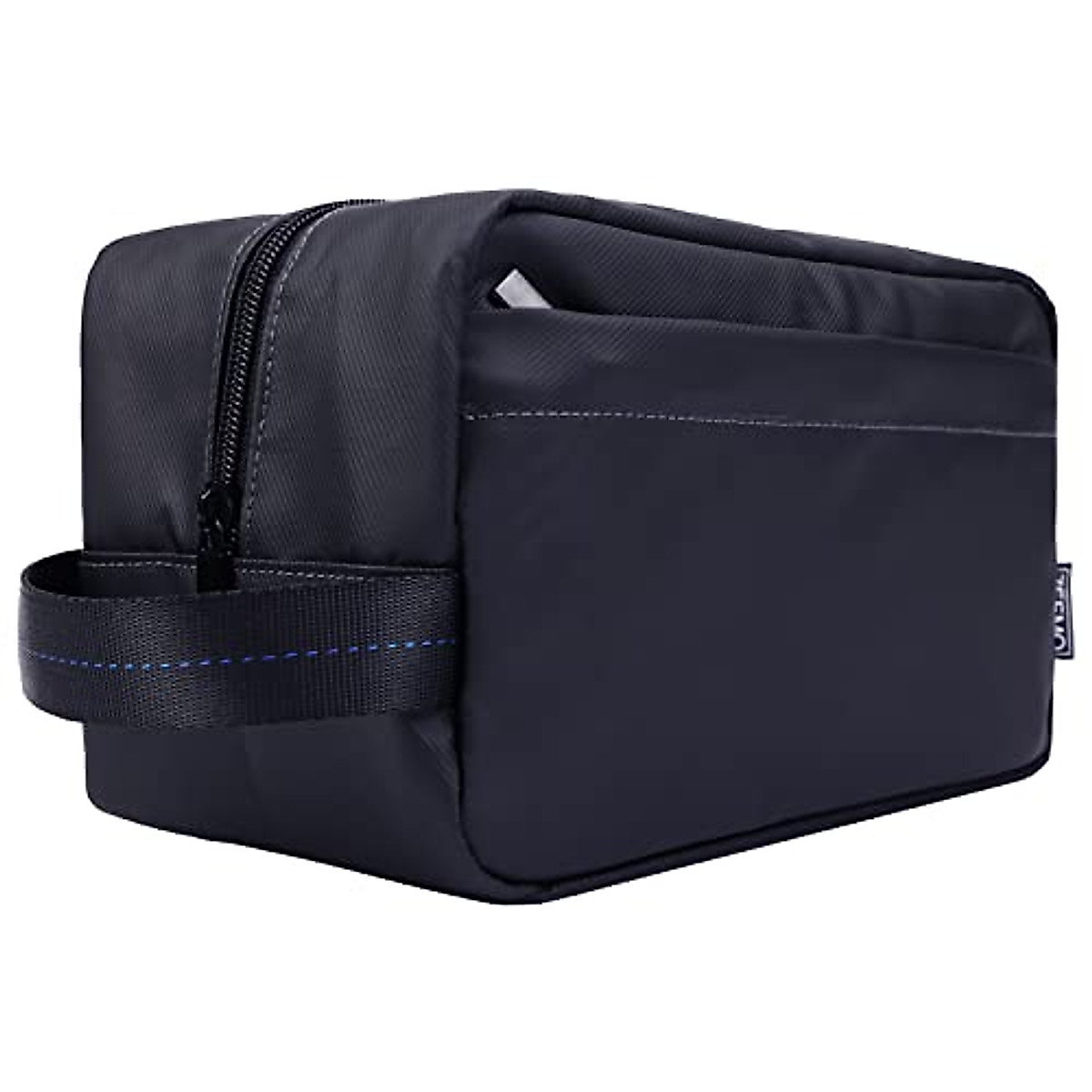 ZEEMO Toiletry Bag for Men, Water-resistant Shaving Bag, Dopp Kit with Multi-pocket for Toiletries, Travel Organizer Case, Black