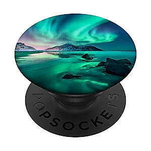 Northern Polar Lights PopSockets Swappable PopGrip