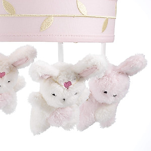 Lambs & Ivy Confetti Musical Baby Crib Mobile, Pink , 9.5x9.5x27 Inch (Pack of 1)