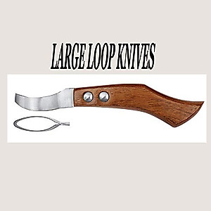 Equinez Tools Farrier Loop Knives Hoof Knife Various Sizes Farrier Tool Single OR Set Options