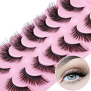 Fox Eye Lashes Fluffy Eyelashes Angel Wing Wispy False Eyelashes Like Bratz Styles L Curl Rusain Strip Lashes that Look Like Extensions Little Dramatic Lashes Pack