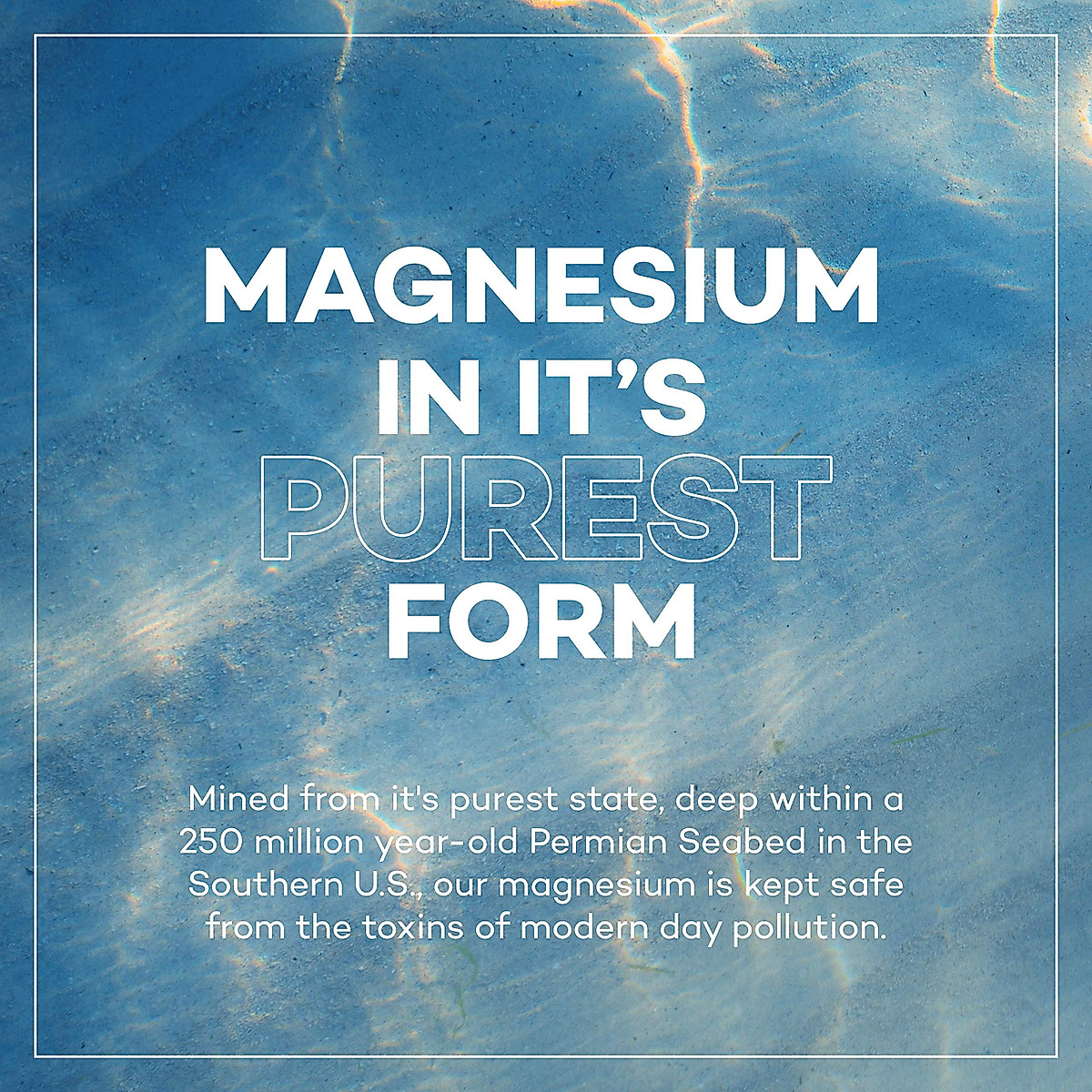 Seven Minerals, Natural Magnesium Cream for Pain Calm, Leg Cramps, Sleep & Muscle Soreness With Moisturizing Organic Cocoa Butter & Vitamin E - No Harmful Ingredients USA Made Safe for Kids (8 fl oz)