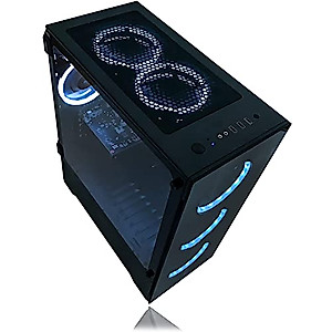Alarco Gaming PC Desktop Computer Intel i5 3.10GHz,8GB Ram,512 GB SSD,Windows 10 pro,WiFi Ready,Video Card Nvidia GTX 750 Ti 4GB, 6 RGB Fans with Remote