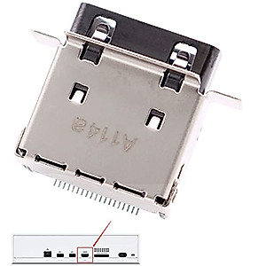 Deal4GO HDMI Port Replacement for XBOX SERIES S console Xbox XSS (2021) HD Mi Repair Broken Display Socket Connector M1097399