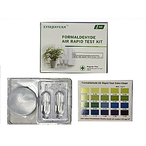 (Pack of 2) Formaldehyde Air Rapid Test Kit, 5th Generation, DIY Testing Indoor Air