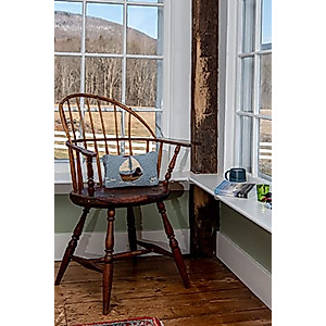 Chandler 4 Corners Artist-Designed Black Lab Sailing Hand-Hooked Wool Decorative Petite Throw Pillow (8” x 12”)