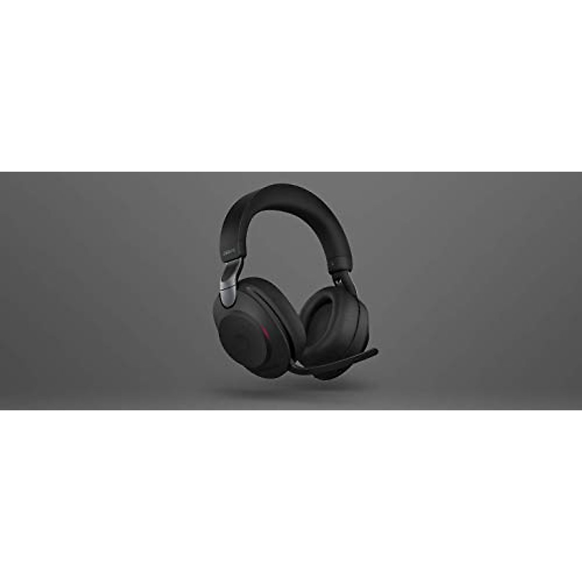 Jabra Evolve2 85 USB-C Stereo Headset with Charging Stand, UC Optimized, Leading Wireless Performance with Advanced Noise-Cancelling Microphone, All Day Battery - Black