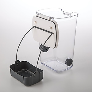 Progressive International PKS-930 BPA-Free Plastic ProKeeper Herb Keeper with Removable Silicone Drain Plug, 1 Piece, White